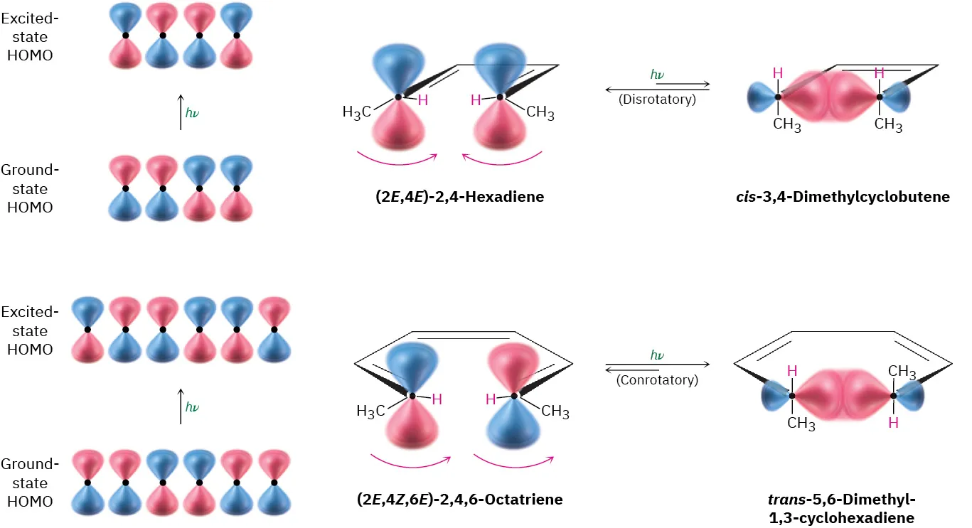 30.4: Photochemical Electrocyclic Reactions - Chemistry LibreTexts