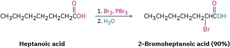 22.5: Alpha Bromination of Carboxylic Acids - Chemistry LibreTexts